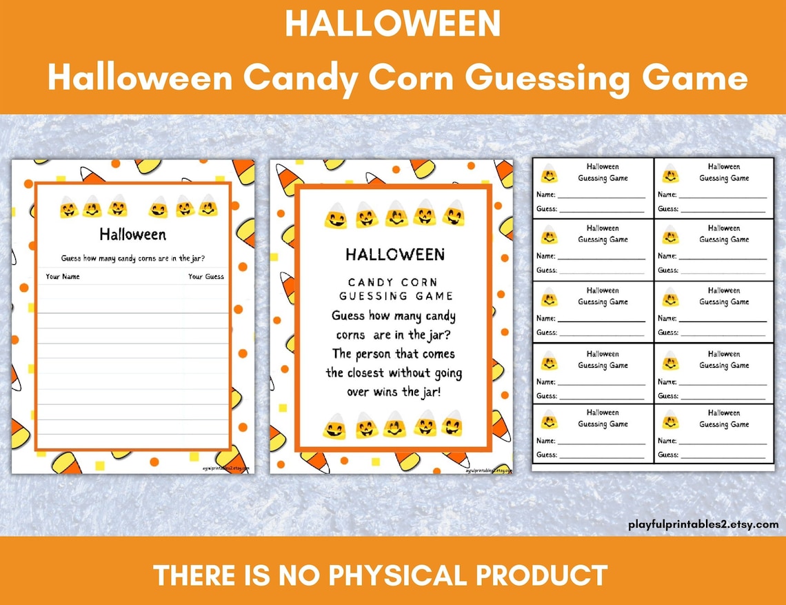 Halloween Game, Candy Corn, Guessing Game, National Candy Corn Day ...