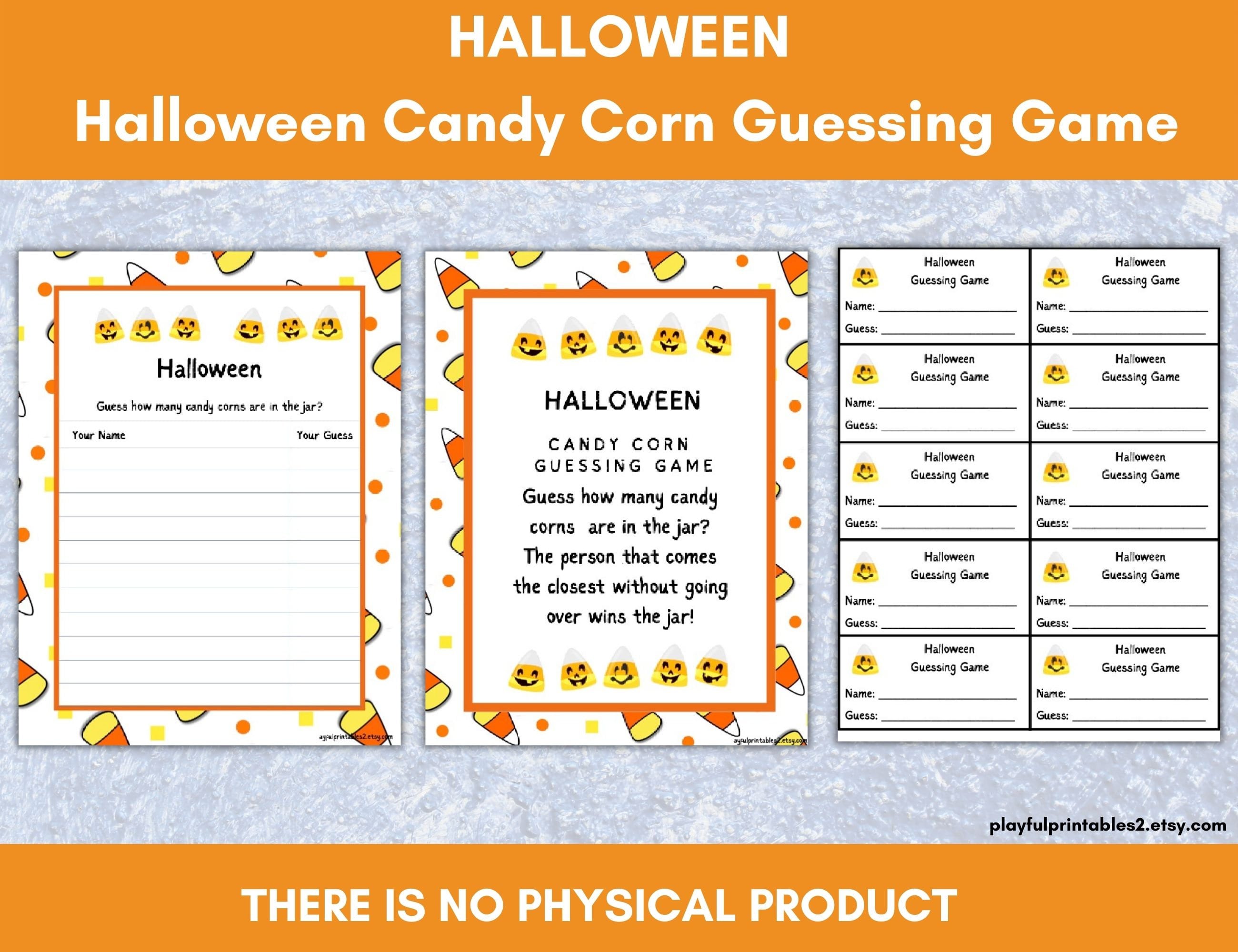 Halloween Game, Candy Corn, Guessing Game, National Candy Corn Day ...
