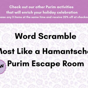Purim Pass the Hamantaschen Dice Game, Jewish Holiday (printable PDF ...