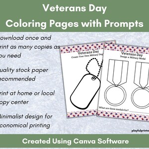 Veterans Day, Coloring Pages, Finish the Picture, Military Symbols ...