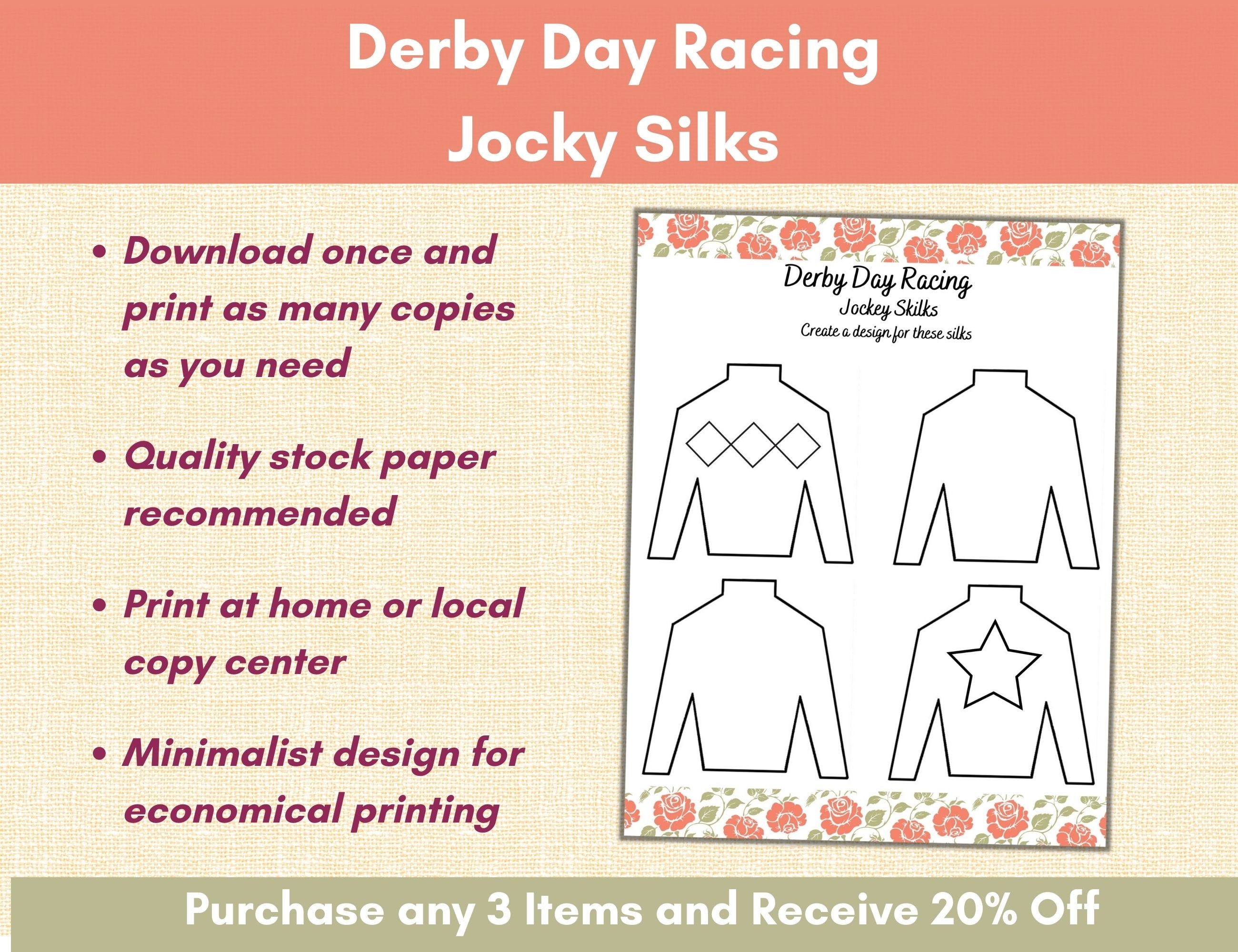 Derby Day Racing, Jockey Silks, Design and Color, Derby Party, Horse ...
