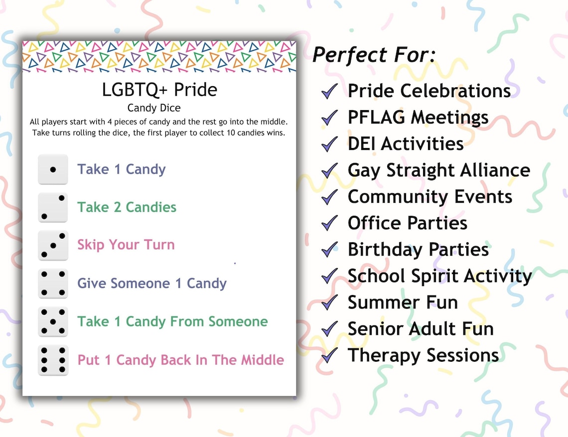 Pride LGBTQ+ Game Bundle, Queer Trivia, Celebration Games (printable ...