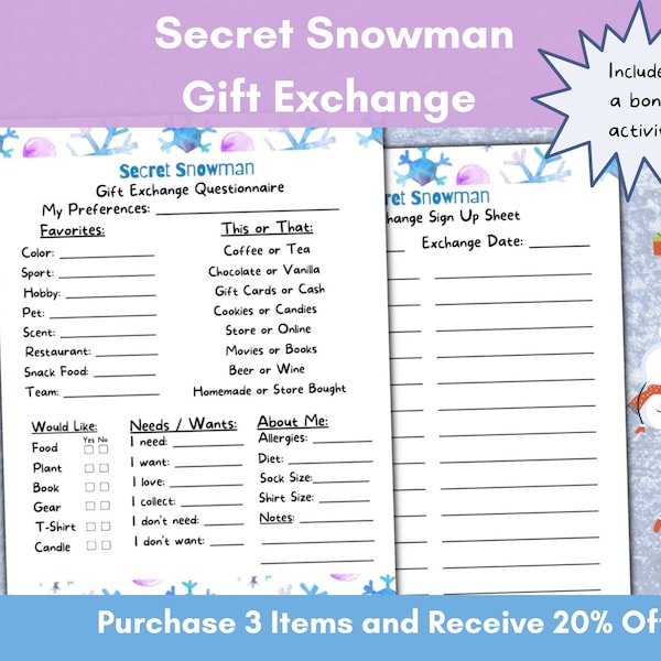 Santa Snowman - Etsy