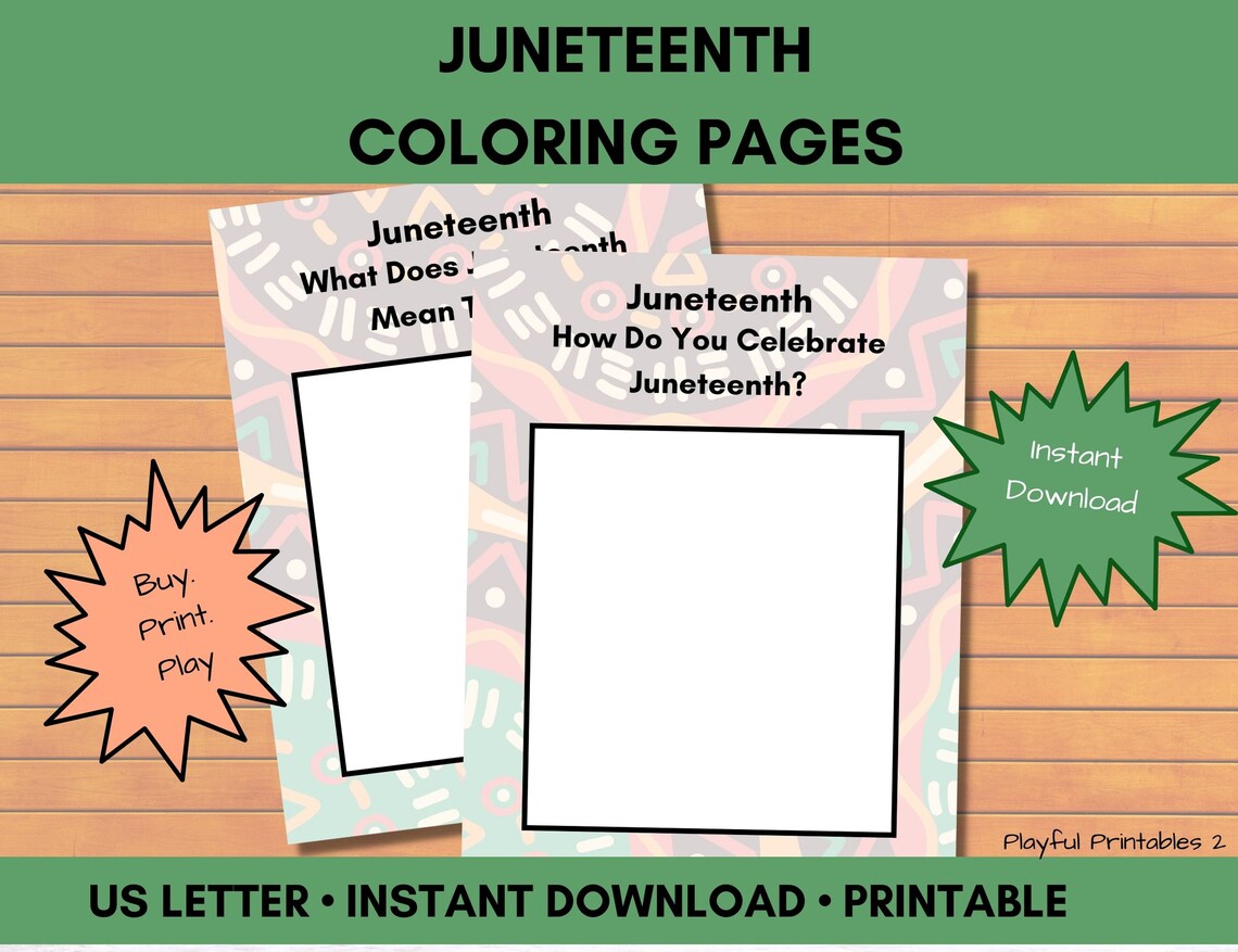Juneteenth Coloring Cues, Juneteenth Celebration, African American ...