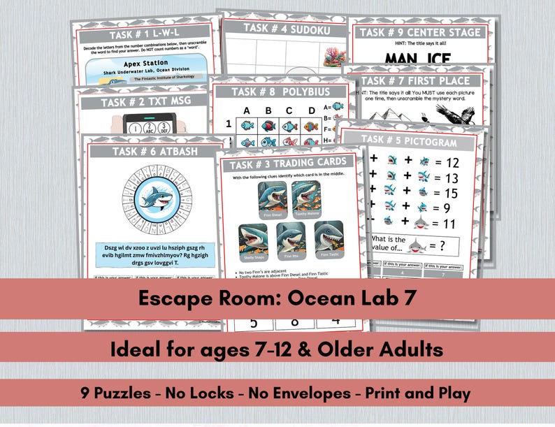 Shark Trivia Game, Printable Shark Facts Quiz (PDF Download) - Etsy