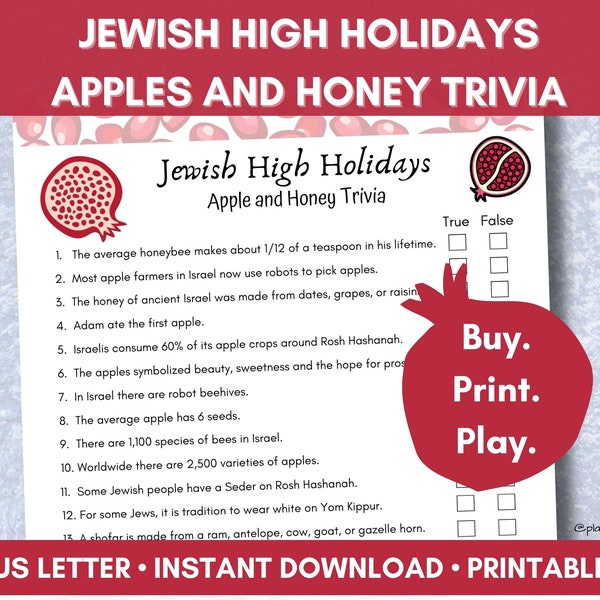 Rosh Hashanah - Etsy