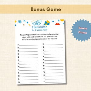 Hanukkah Selfie, Jewish Scavenger Hunt, Photo Challenge, Hanukkah Game ...