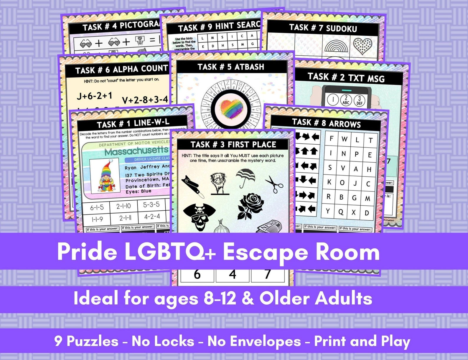 LGBTQ+ Pride, Flag Matching Game, Pride Month, Pride Celebration, Pride ...