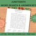 Juneteenth Word Scramble, Juneteenth Celebration, Word Game Activity ...
