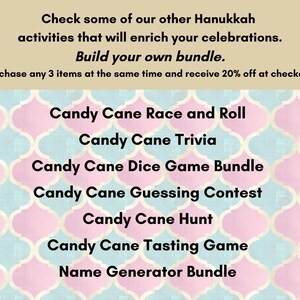 Candy Cane Name Generator, Christmas Party Games (printable PDF) - Etsy