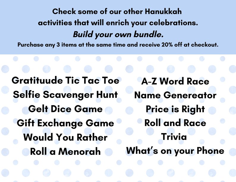Hanukkah, Roll & Race, Dice Game, Hanukkah Activity, Classroom, Temple ...
