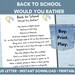 Back to School Would You Rather, This or That, School Theme, Classroom ...