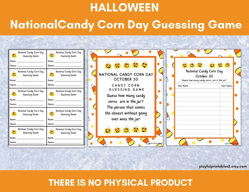 Halloween Game, Candy Corn, Guessing Game, National Candy Corn Day ...