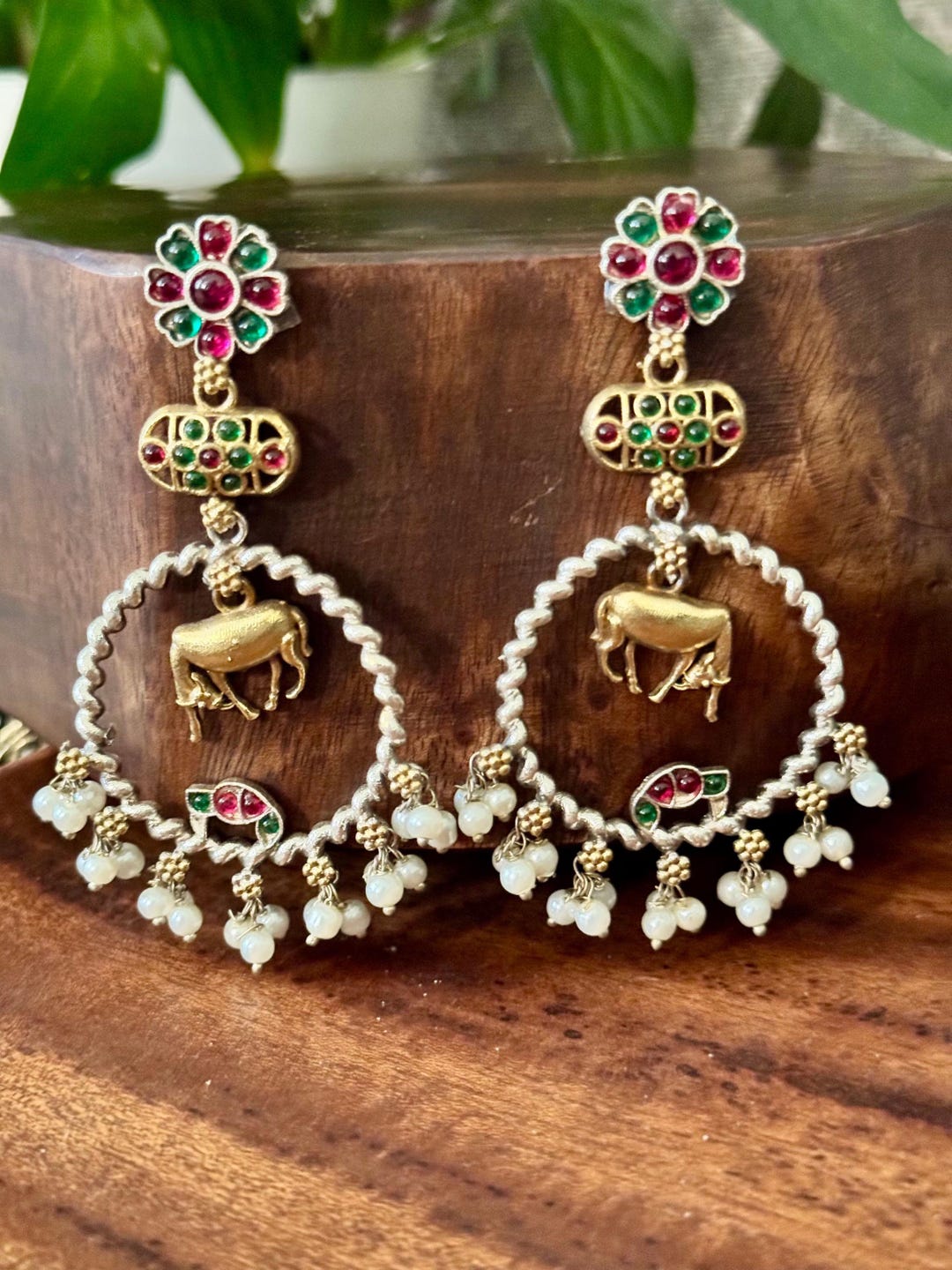 Dhenu Ethnic Chandbali - Etsy