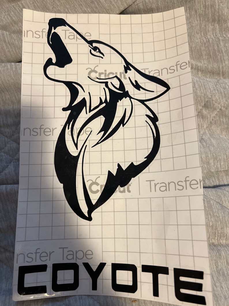 Mustang Coyote Vinyl Sticker Car Decal - Etsy