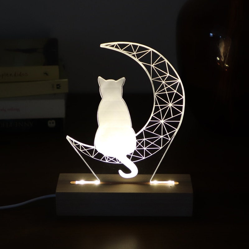 Cat Lamp - Etsy