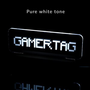 Personalized Gamertag Light Sign, Custom Gamer Tag Sign, Personalized ...