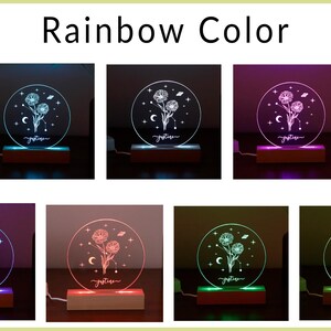 Personalized Caduceus Lamp. Gift for Doctor, Led Lights Gift for Him ...