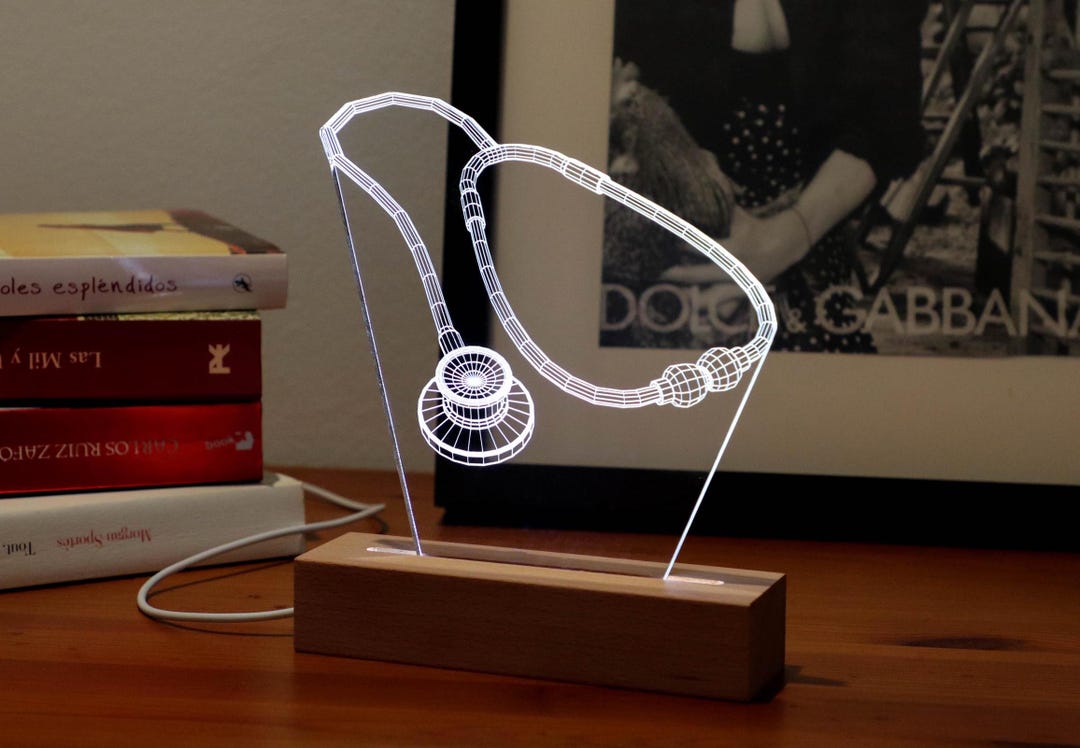 Stethoscope LED Lamp – Personalized Gift for Doctors, Medical Students ...
