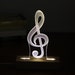 Treble Clef LED Night Light: 3D Illusion Music Lamp - Etsy