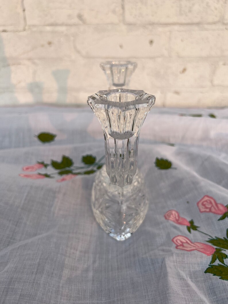 Glass Pinwheel Double Arm Candelabra, Gift - Etsy