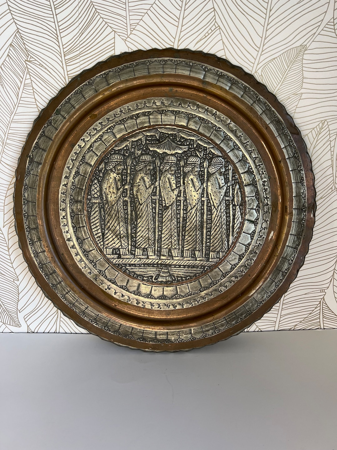 Antique Copper Turkish Wall Plate Copper Wall Hanging - Etsy