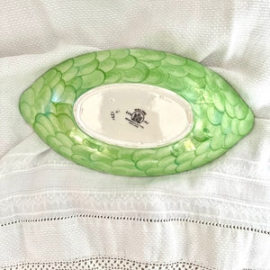 Vintage Floral Art Deco Maling Ware Dish, Maling Ware, Malingware - Etsy