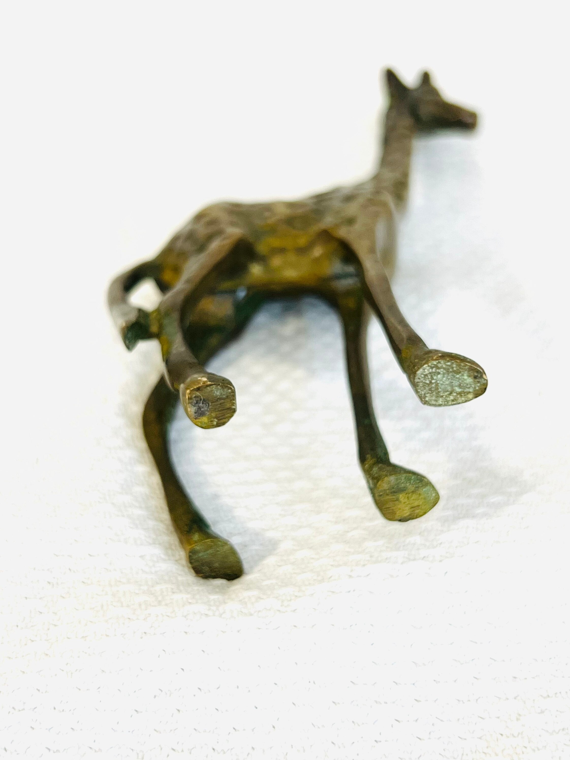 Vintage Brass Giraffe Figurine, Mid-century Brass Giraffe, Home Decor ...
