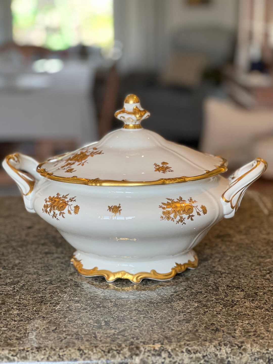 Antique Weimar Porzellan Katherine Soup Tureen, German Fine China ...