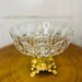 Vintage Cut Glass Compote Bowl on Pedestal - Etsy