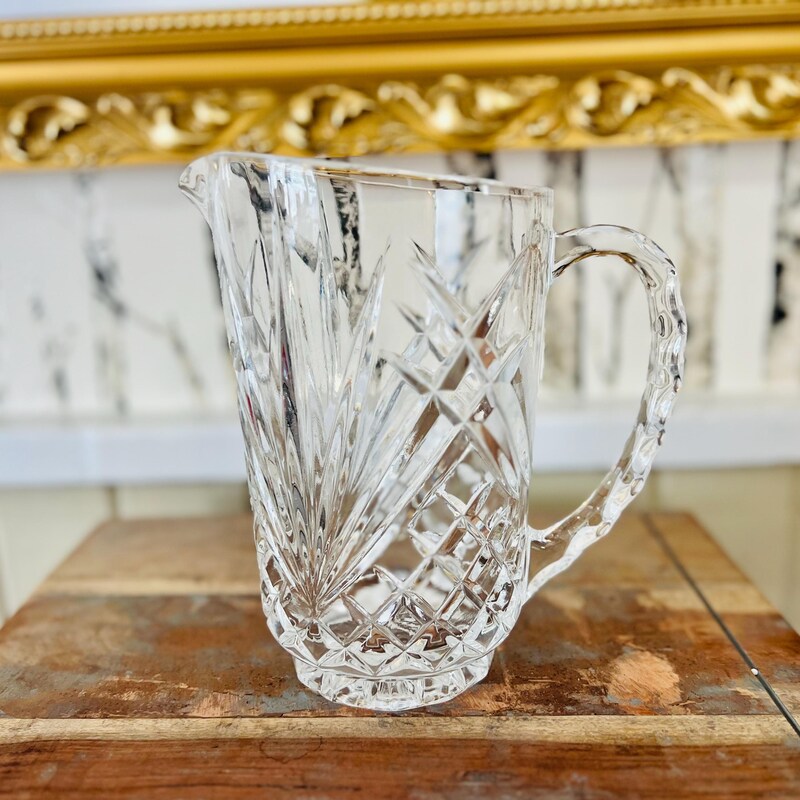 Crystal Pitcher - Etsy