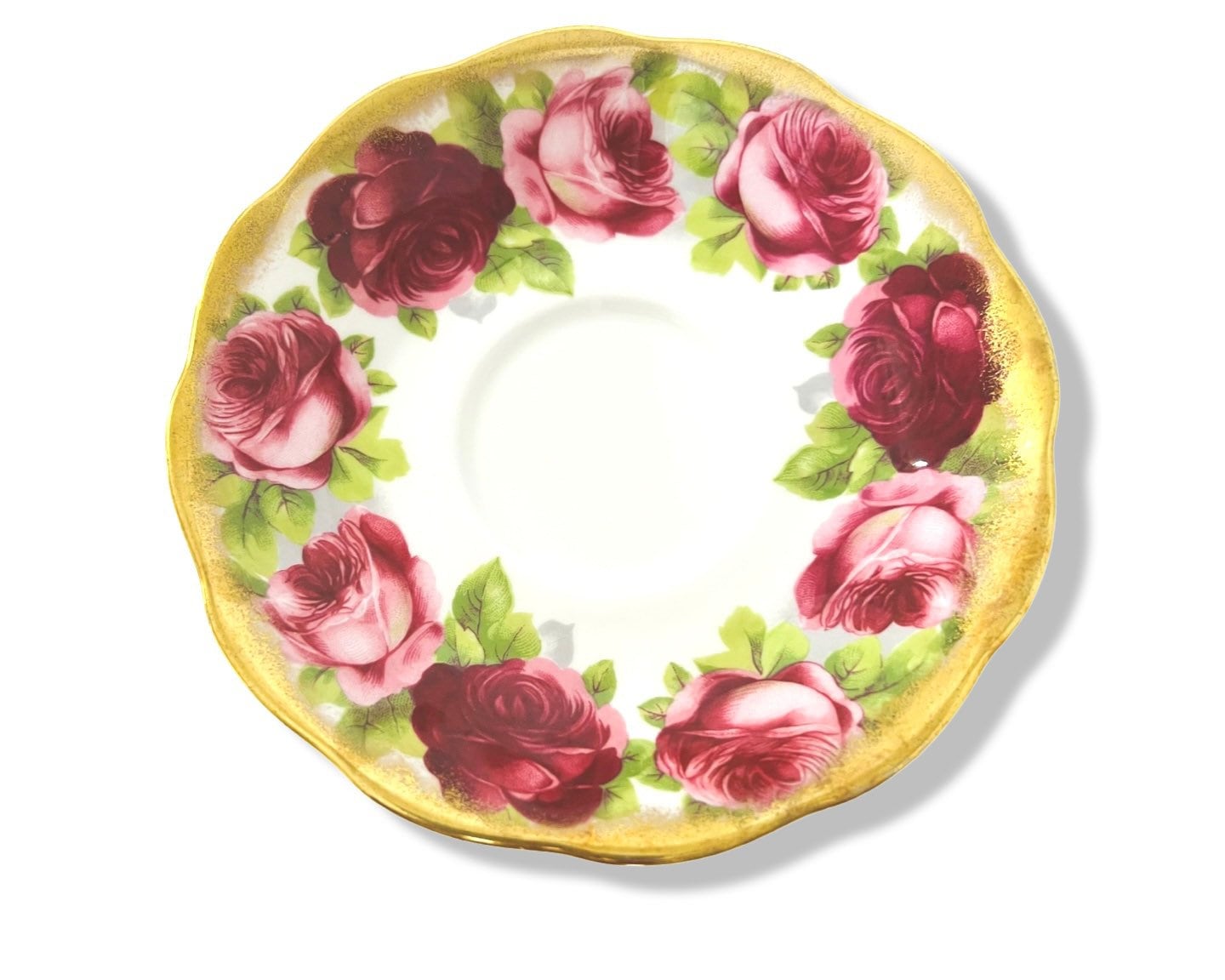 Royal Albert Pink and Red Roses treasure Chest Teacup and - Etsy