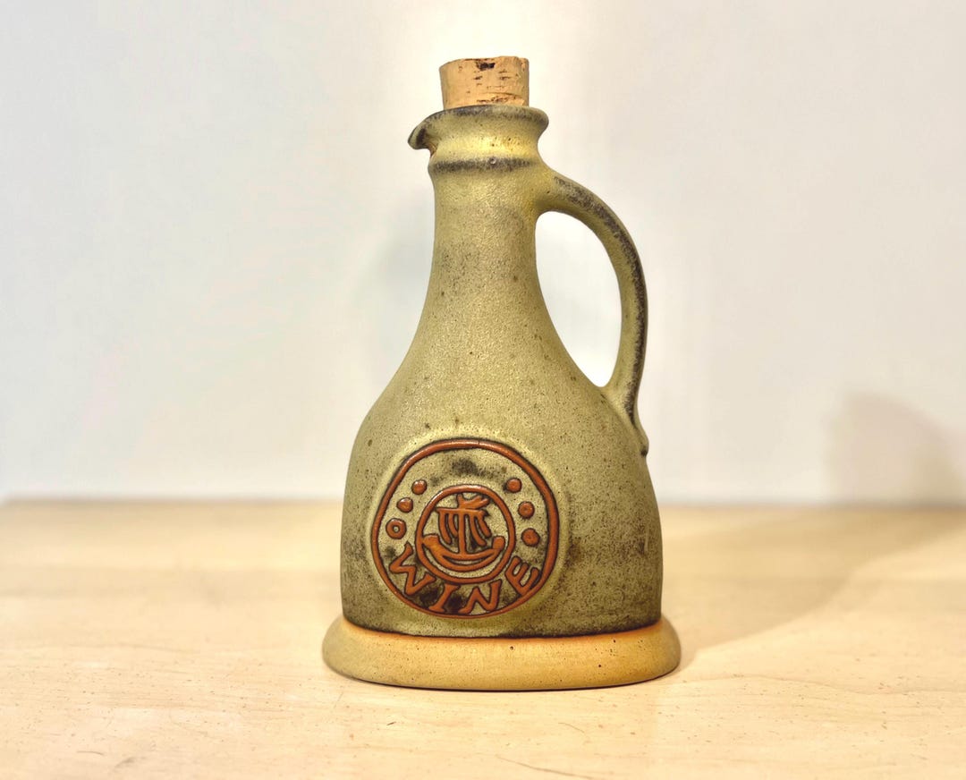 Vintage Tremar Pottery Studio Stoneware Wine Jug - Etsy