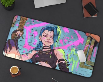 Lol Jinx Desk Mat - Etsy