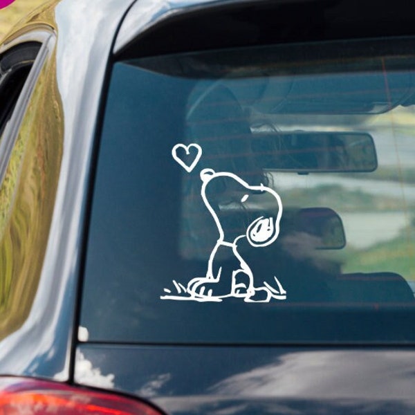 Snoopy car sticker - Etsy.de
