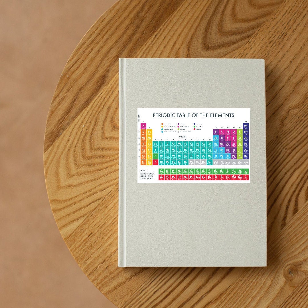 Tabla periódica de los elementos sticker sticker vinilo - Etsy México