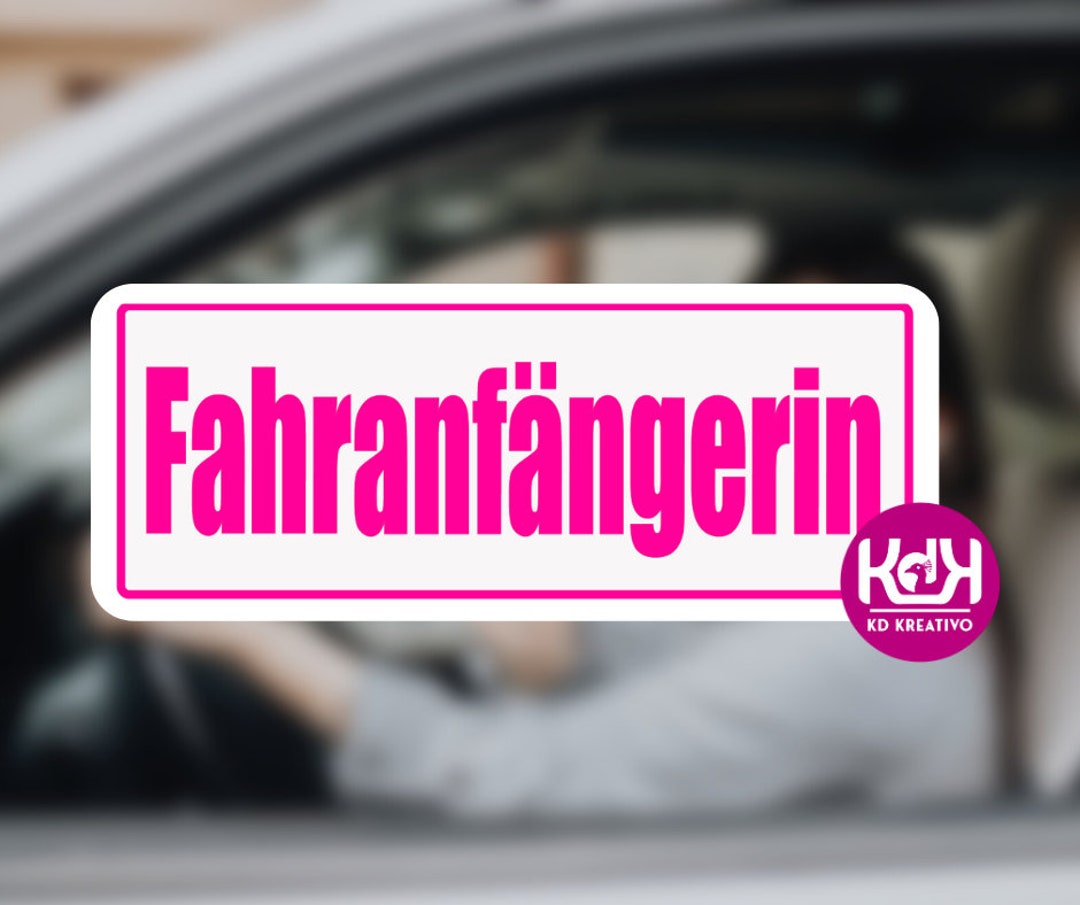 Car Magnetic Sign Novice Driver, Magnetic Sheet, Beginner, Car Sign 22 ...