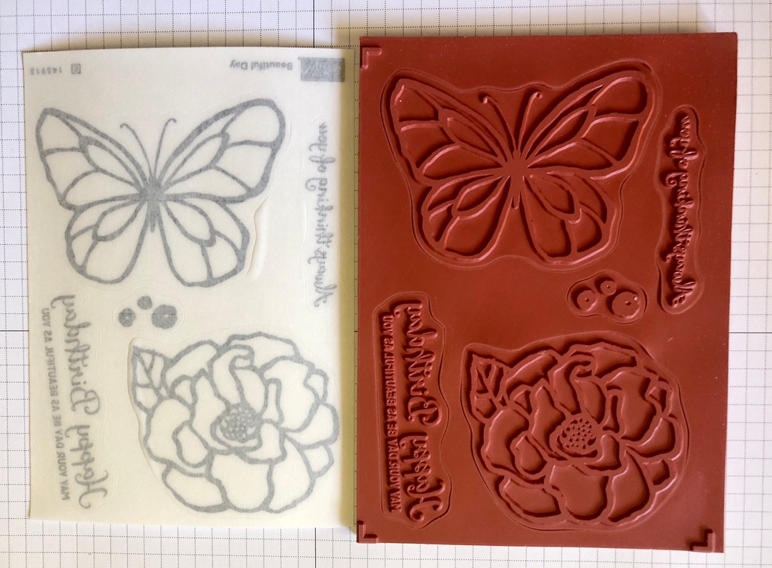 Retired Stampin’ Up! Beautiful Day Stamp Set - Etsy