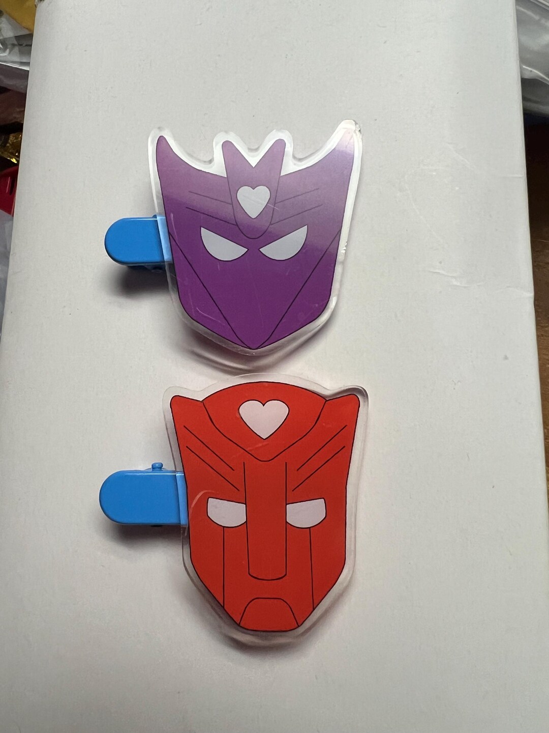 Autobot and Decepticon Hair Barrettes - Etsy