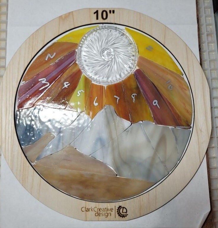 Stained Glass Layout Frame, Round Layout Frame, Stained Glass Jig, 4 ...