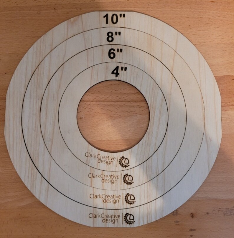 Stained Glass Layout Frame, Round Layout Frame, Stained Glass Jig, 4 ...