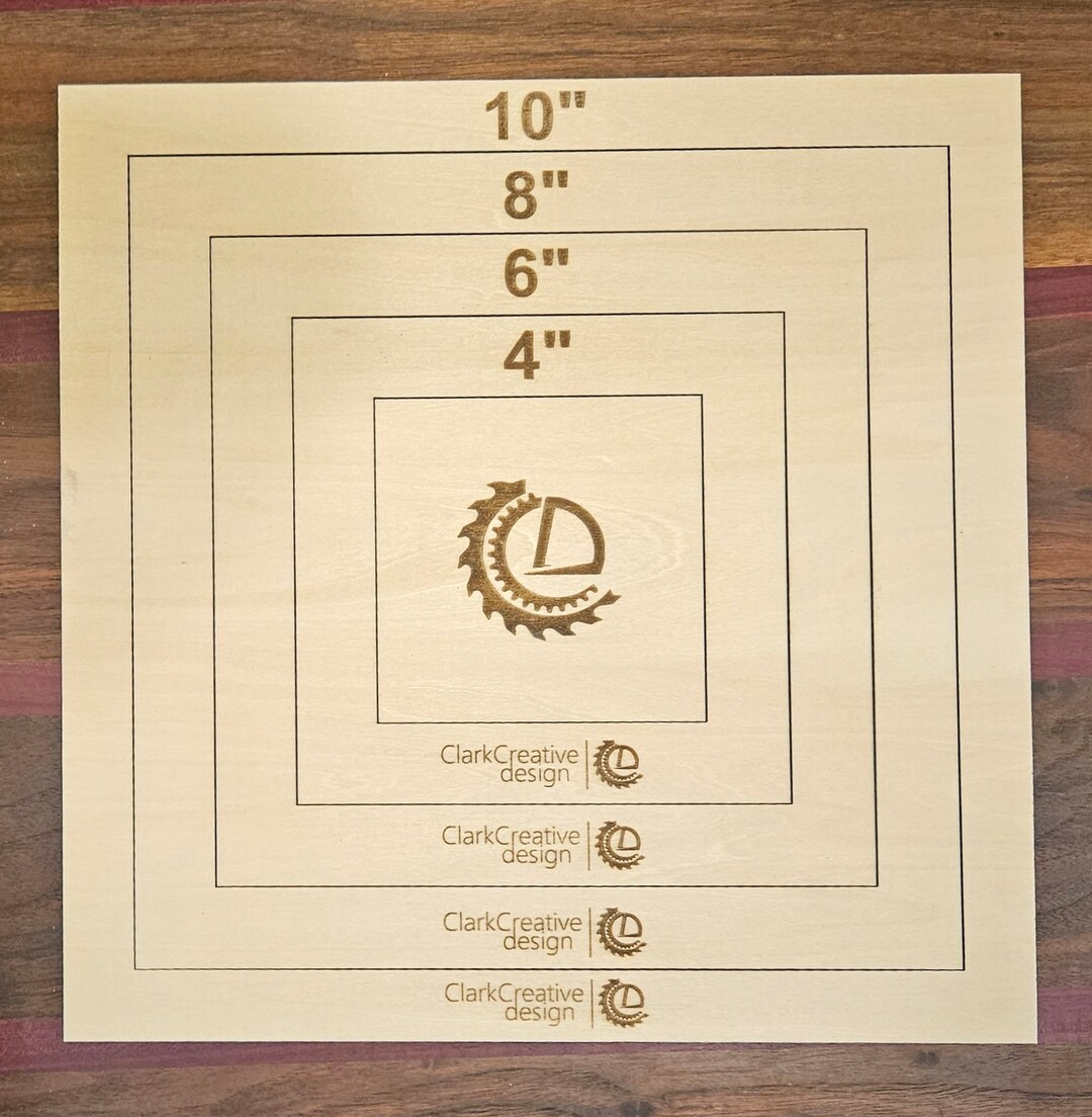Stained Glass Layout Frame, Square Layout Frame, Stained Glass Jig, 4 ...