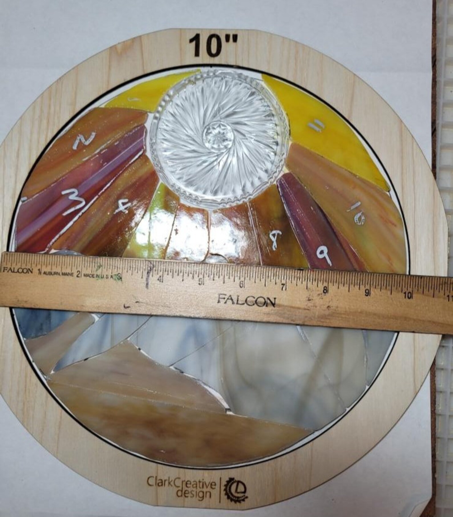 Stained Glass Layout Frame, Round Layout Frame, Stained Glass Jig, 4 ...