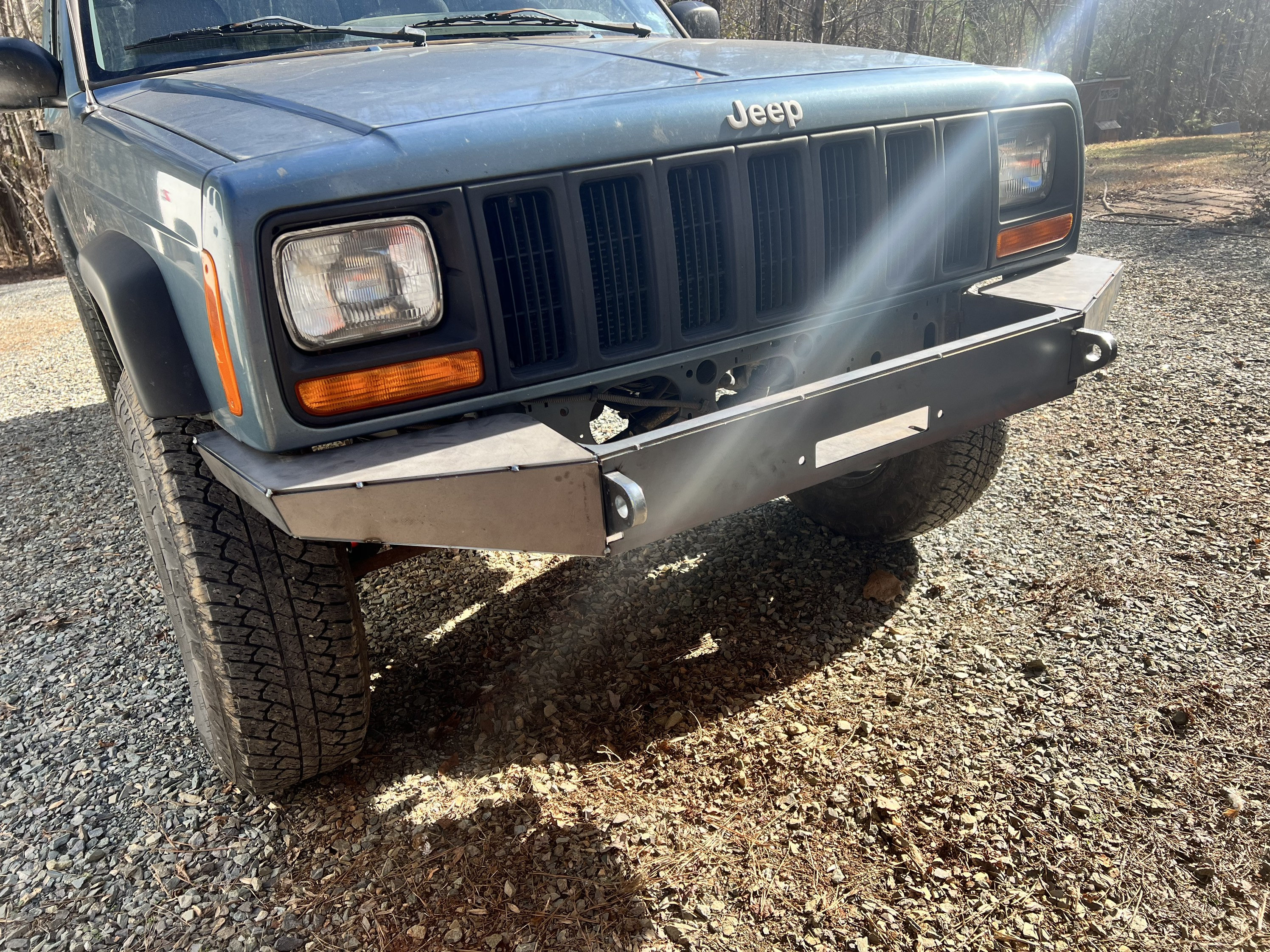 Jeep Cherokee XJ Winch Bumper Dxf Svg - Etsy