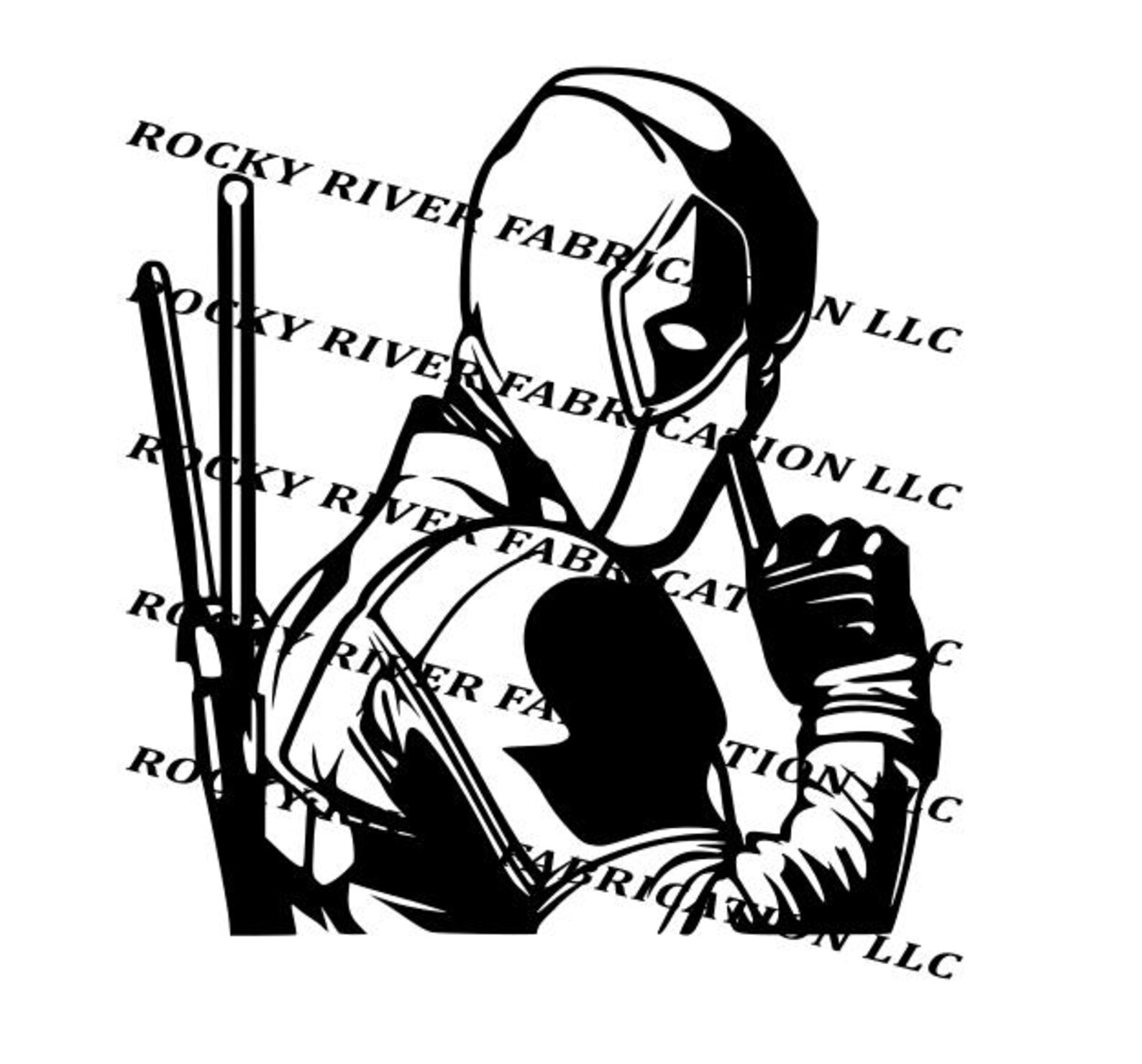 Deadpool DXF/SVG CNC Plasma - Etsy