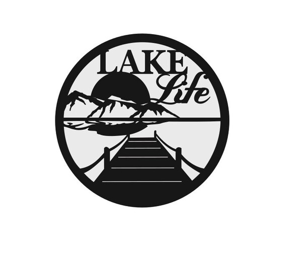 Lake Life DXF SVG | Etsy