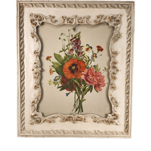 Antique Plaster Picture Frame - Etsy