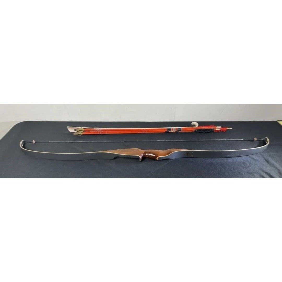 Browning Wasp Recurve Bow VINTAGE 51 Strung & 36 Pointed Arrows, 45lb ...