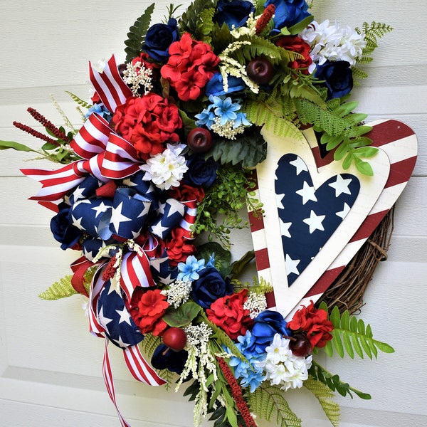 Veterans Day Wreath - Etsy