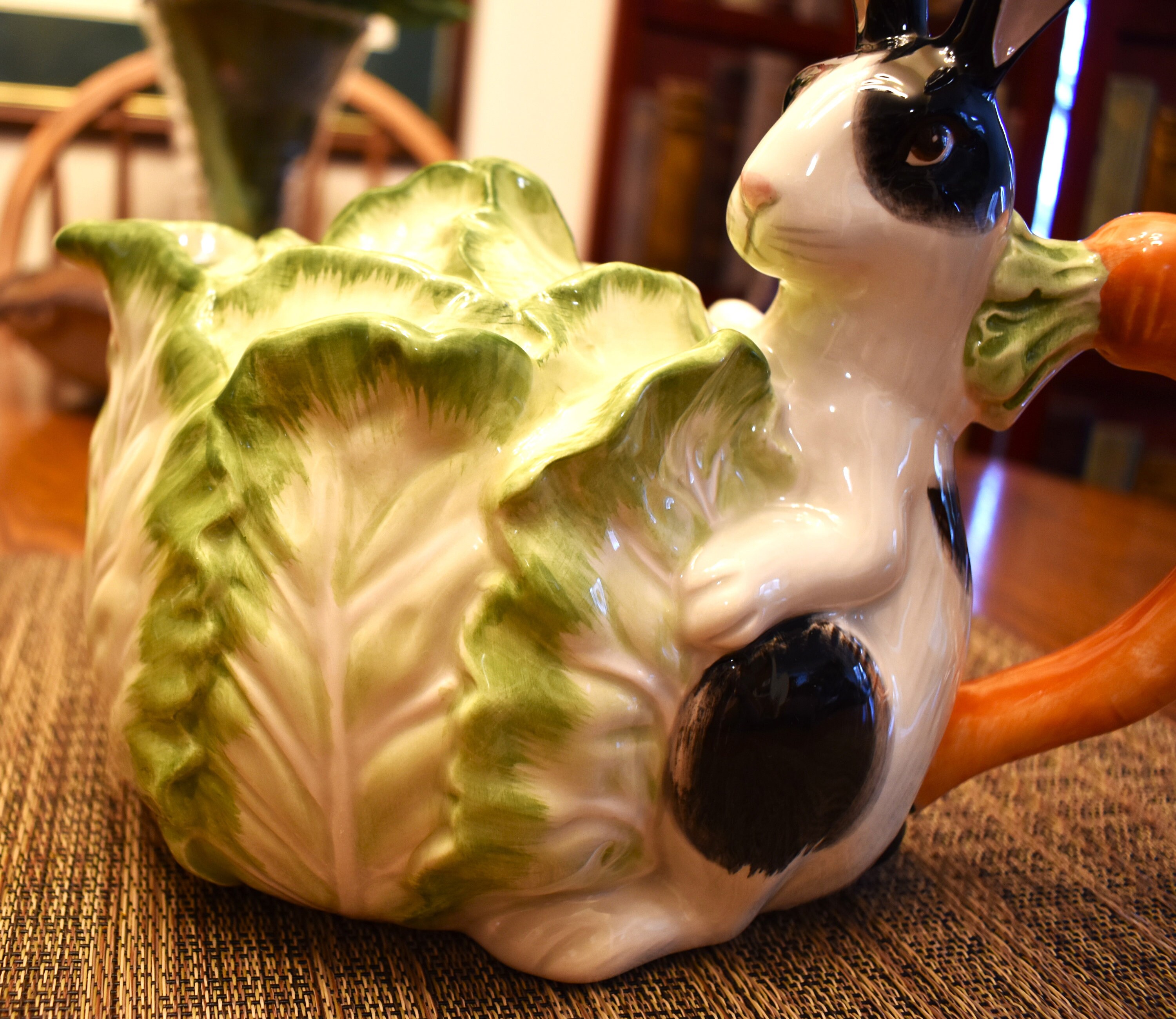 Vintage Fitz & Floyd, Kensington Bunny Rabbit 42 Oz. Teapot and Lid ...